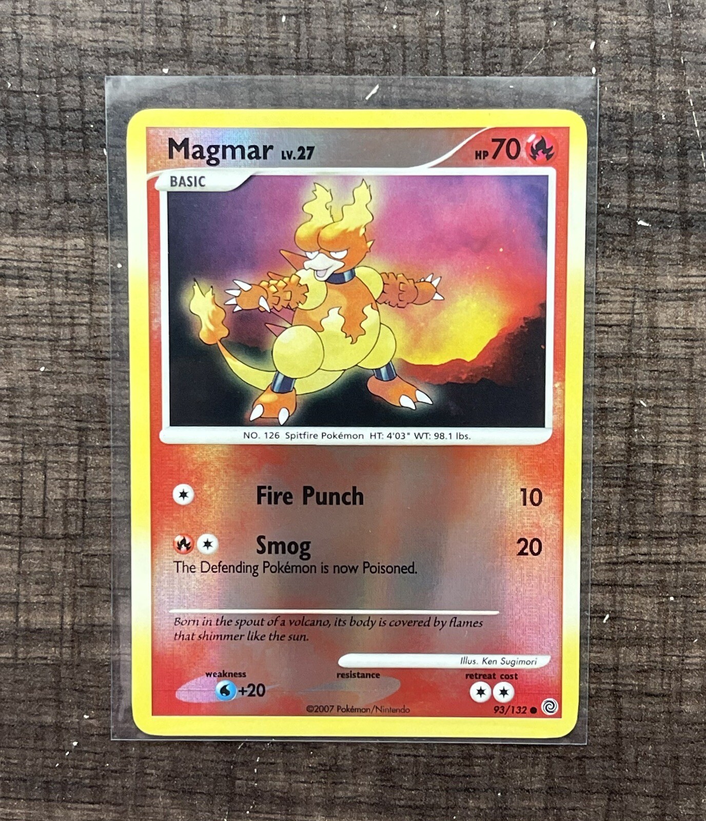 Pokémon TCG - Magmar 93/132 - Reverse Holo Rare - Secret Wonders *NM | eBay