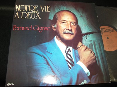 FERNAND GIGNAC NOTRE VIE A DEUX Lp VINYL~Canada Pressing~MARTIN M 16222 ...
