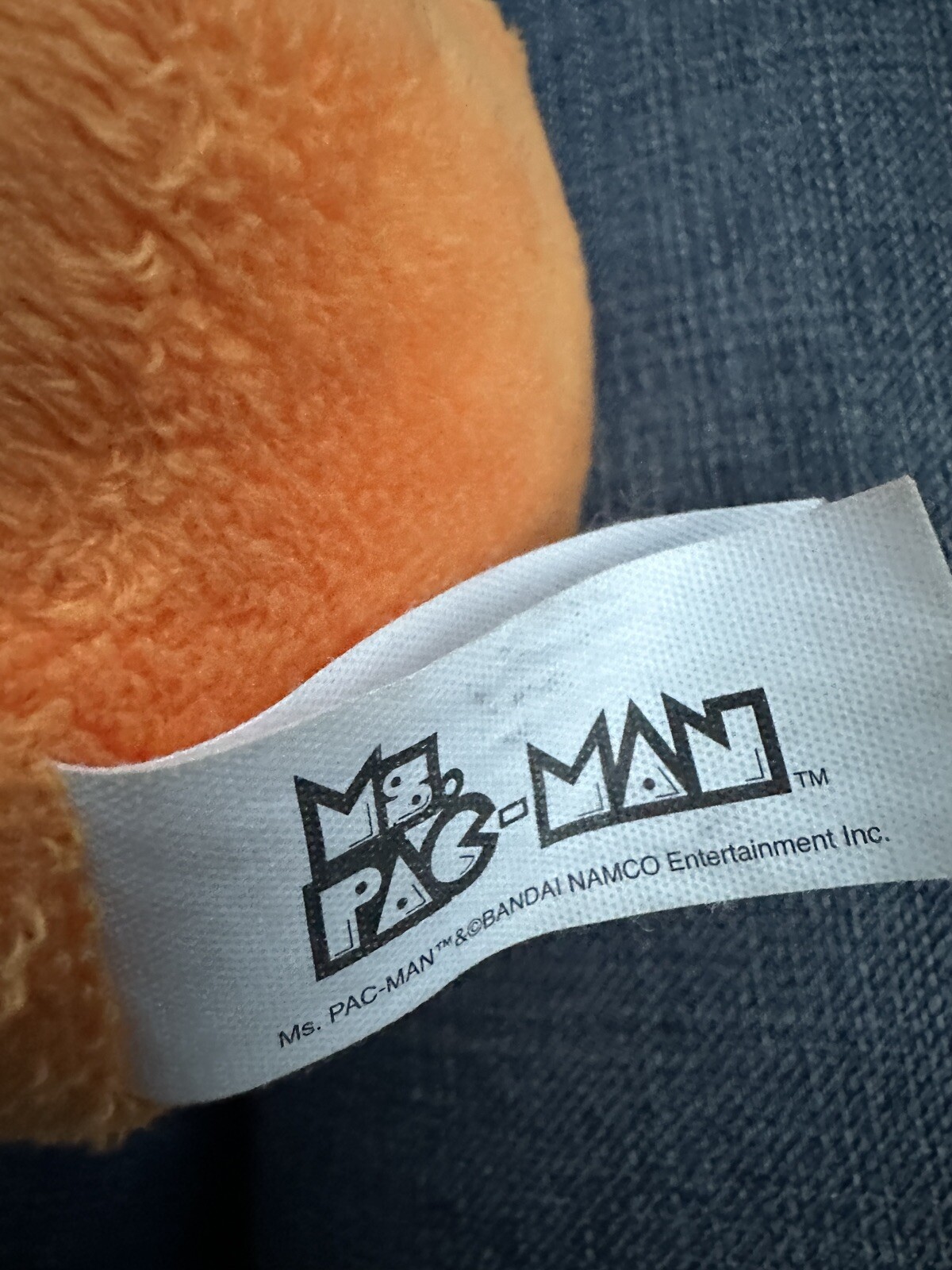 Ms. Pac-Man Orange Ghost Clyde Plush Toy Bandai Namco Factory Pacman ...