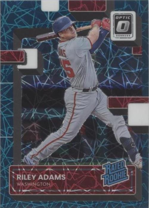 2022 Panini Donruss Optic - Rated Rookie Riley Adams #75 Teal Velocity ...