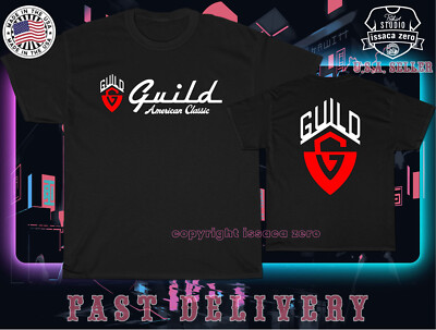 New Guild Guitars Logo Men's T-Shirt American T-Shirt Size S-5XL | eBay