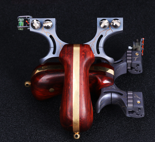 New Game Leisure Safety Aim Titanium Alloy Slingshots Shooting Hunting ...