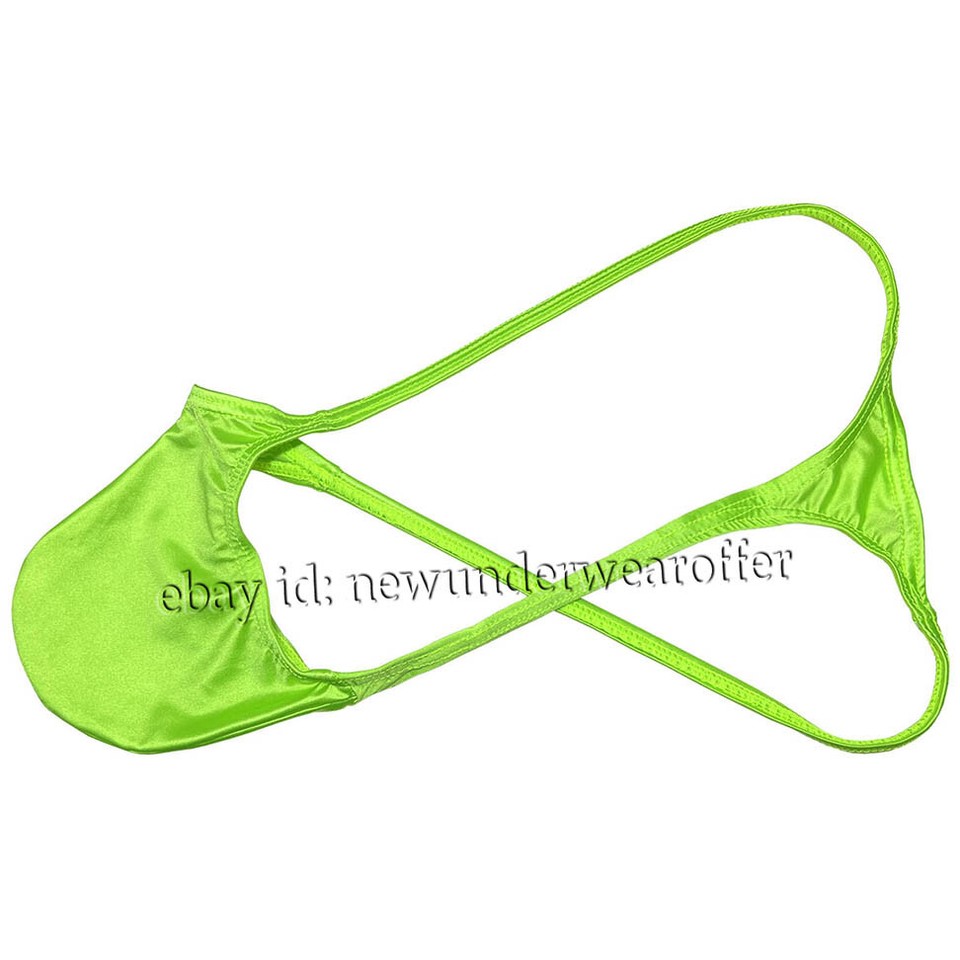 Mens Shiny Bikini Thong Underwear Touch Feeling G-string Contour Pouch Tangas | eBay