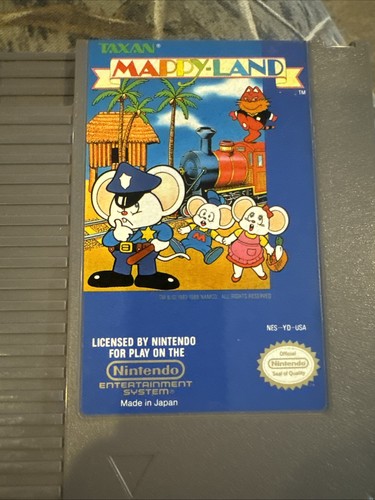 Mappy-Land (NES Nintendo Entertainment System, 1989) Tested, Working | eBay