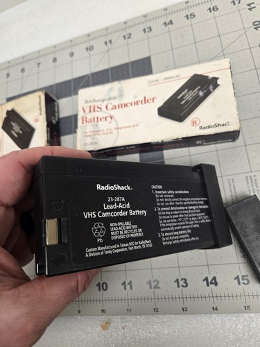 RadioShack Rechargeable VHS Camcorder Battery, Two - 2 | eBay