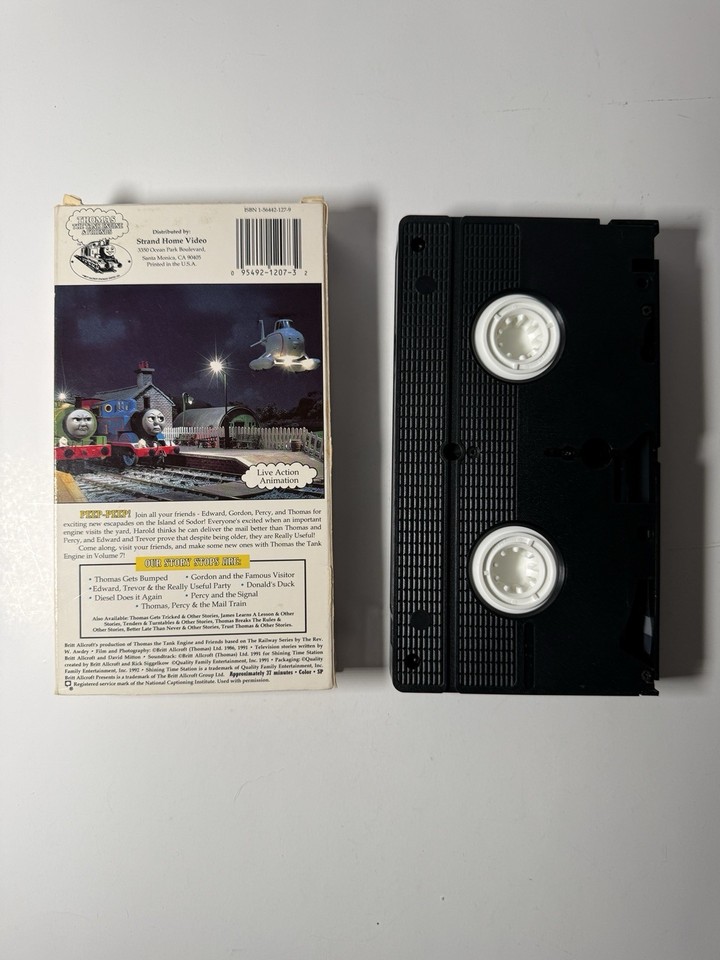 RARE! Thomas & Friends Thomas Gets Bumped Strand VHS 1992 95492120336| eBay