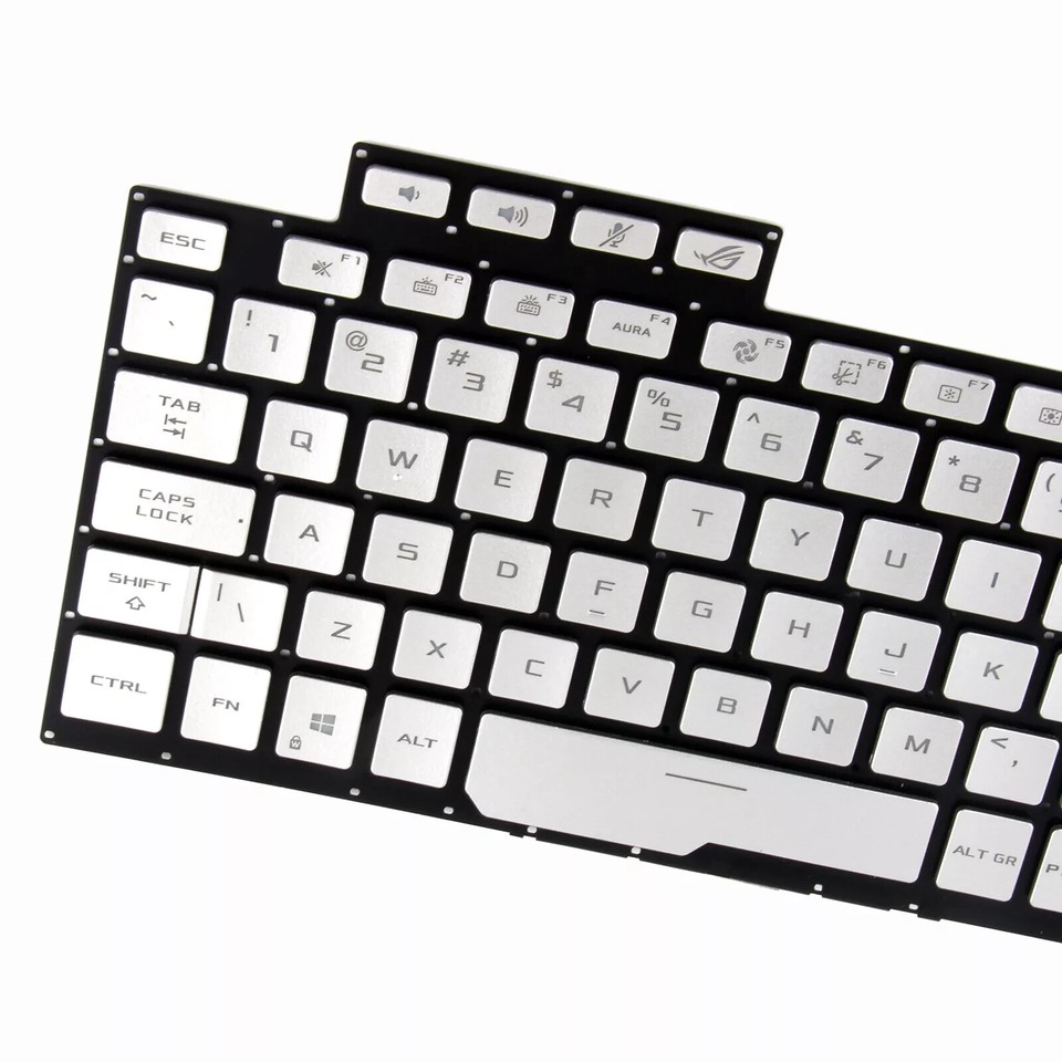 Laptop Keyboard ASUS ROG Zephyrus G14 GA401 GA401U Silver US Backlit | eBay