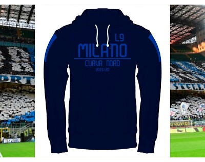 FELPA CAPPUCCIO INTER MILANO LUKAKU INTERNAZIONALE CURVA NORD ULTRAS | eBay