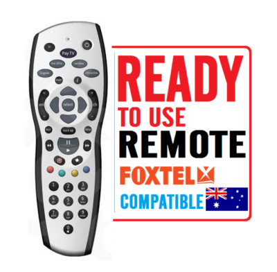 NEW Silver FOXTEL REMOTE Control Replacement For FOXTEL IQ IQ2 IQ3 or ...