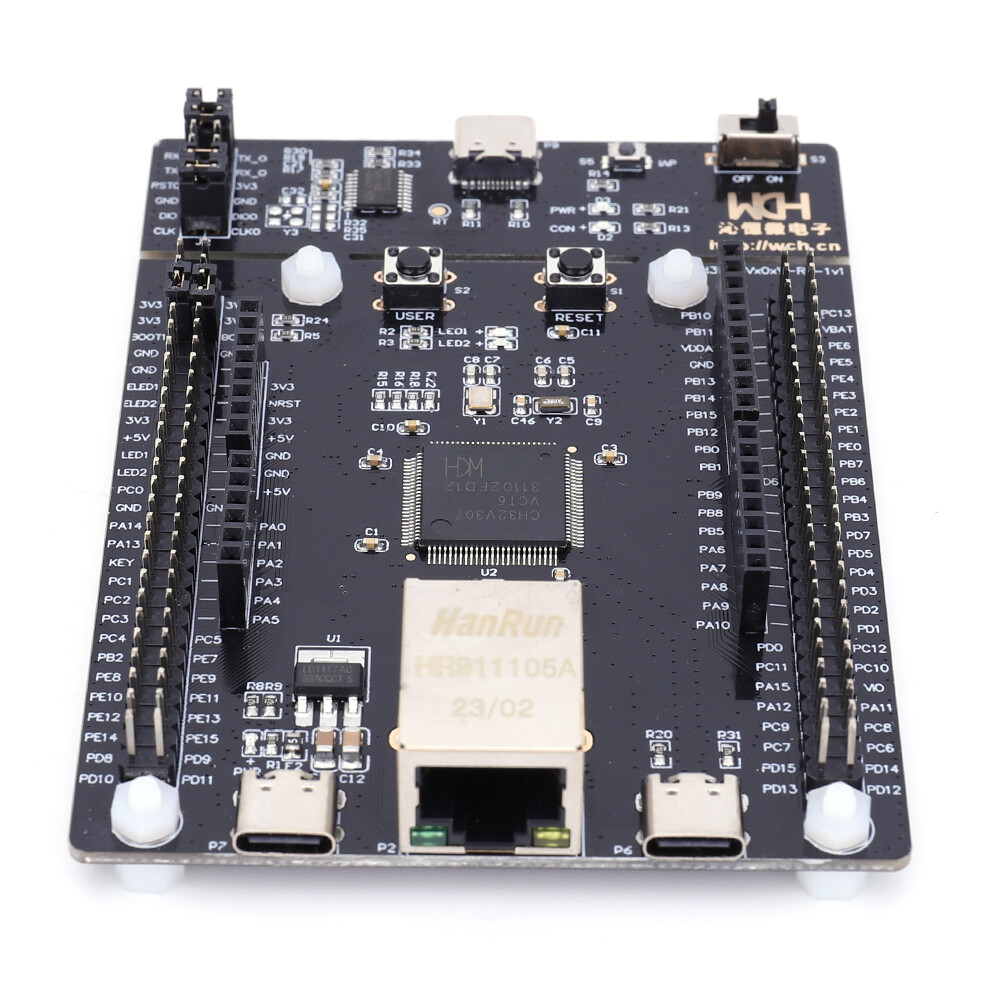 CH32V307V-EVT-R1 Development Board Convenient 8 UART Ports Evaluation ...