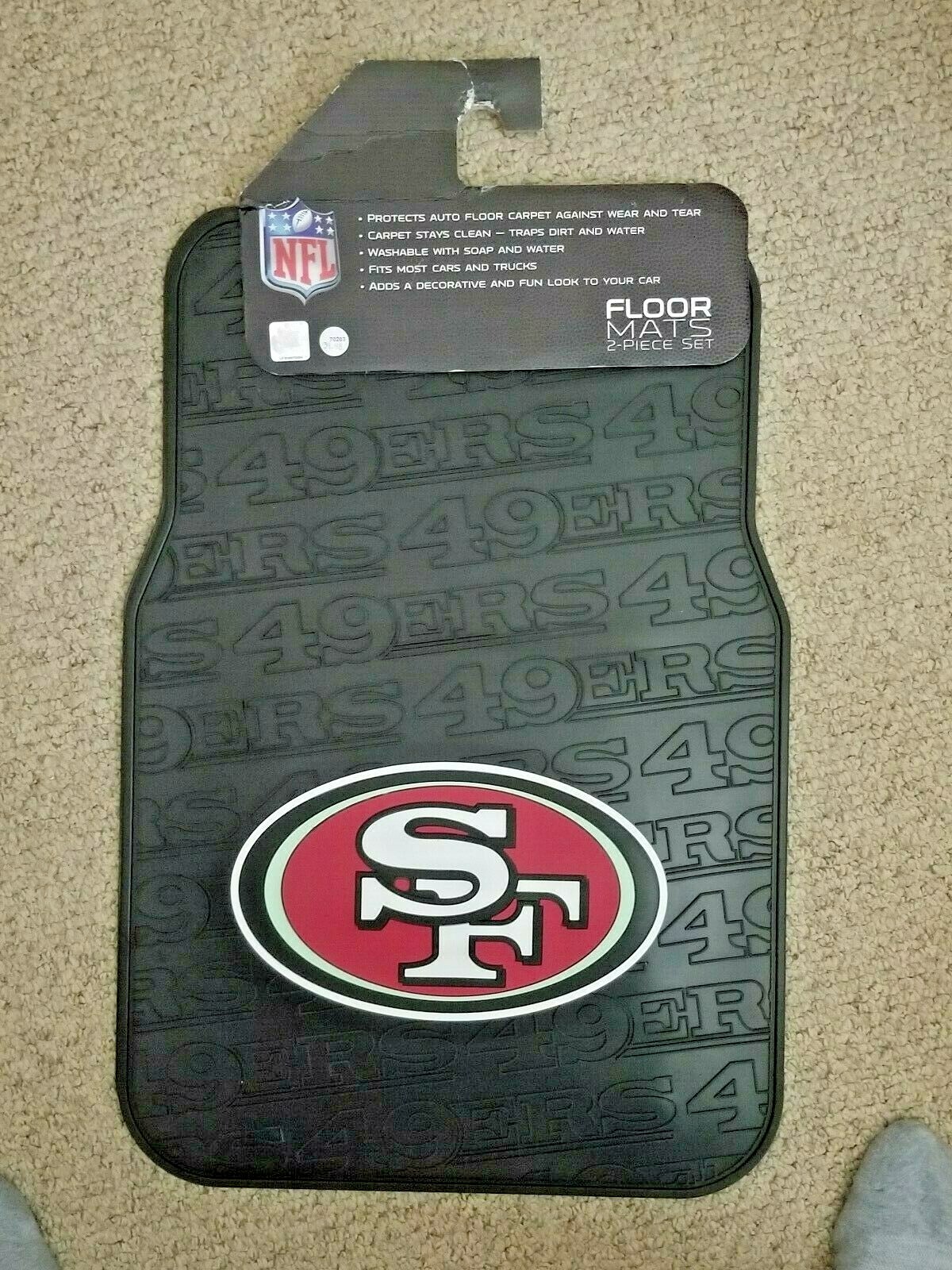 49ERS OFFICIAL FLOOR MATS! BRAND NEW! SUPPORT YOUR TEAM! OR...REWARD A ...