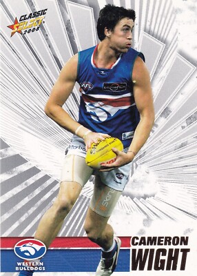 AFL 2008 Select Classic Western Bulldogs - Cameron Wight Card No.162 ...