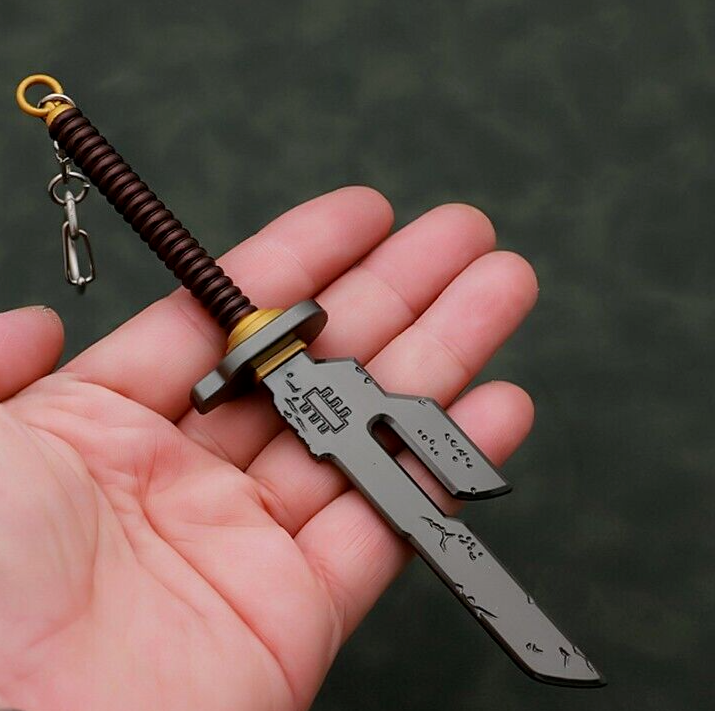 Anime Killer Sword Letter Opener Peripheral Envelope Katana Keychain ...