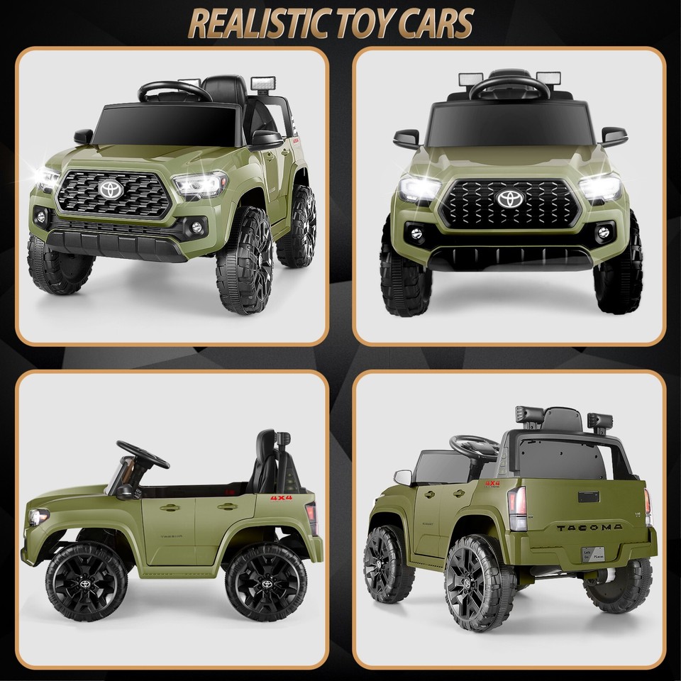 Toyota Licensed 12V Ride-on Truck Car for Kids Electric Toys with ...