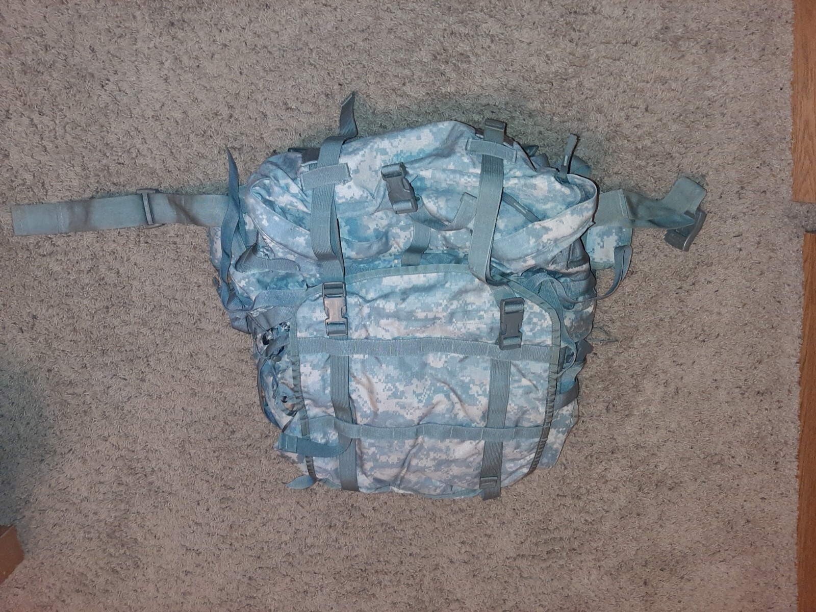 Complete US Army Military ACU UCP MOLLE II Large Rucksack Backpack Ruck ...