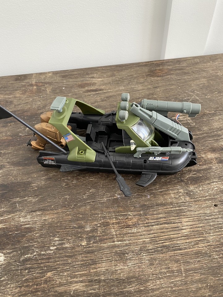 Vintage 1991 Rare GI Joe Hasbro Action Vehicle Boat Raft Night Landing ...