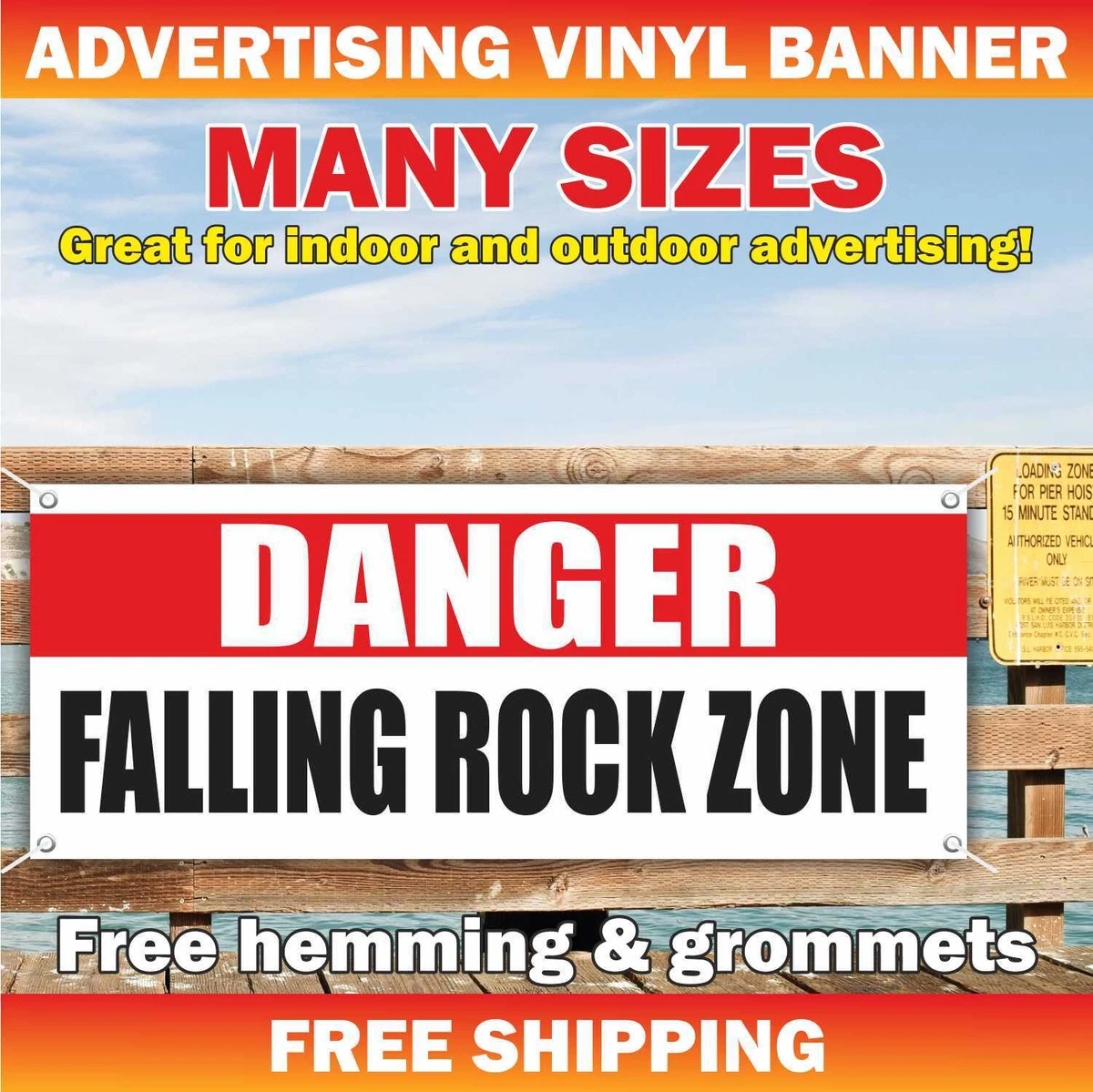 Falling Rock Zone Sign