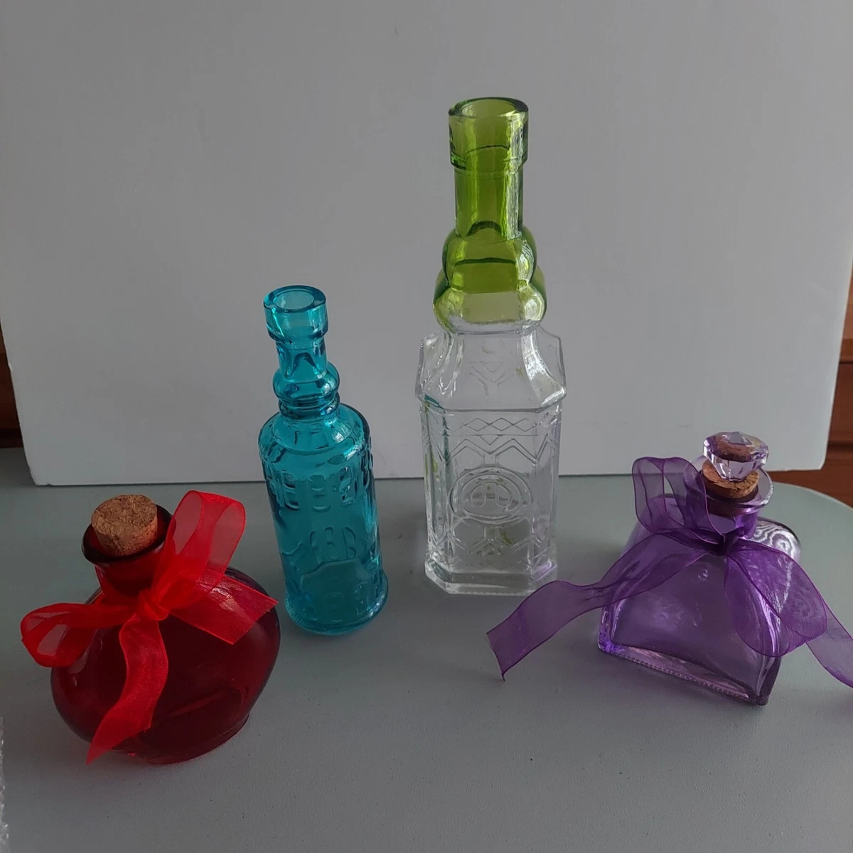Small Colored Glass Bottles