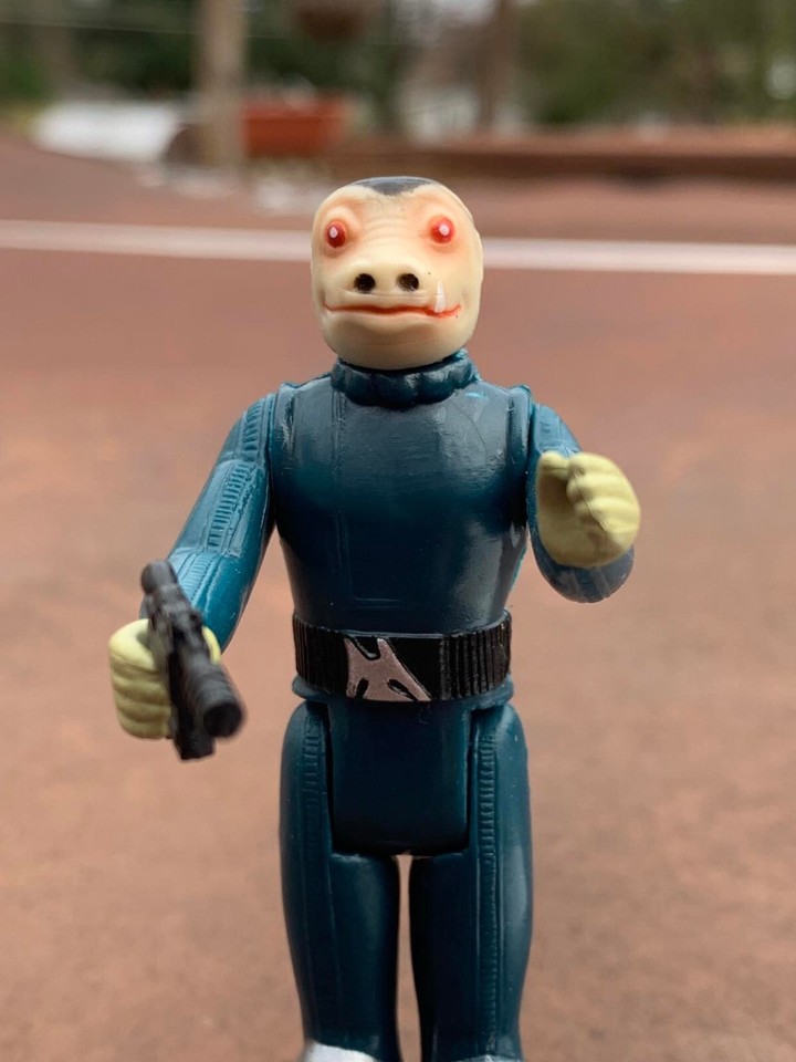 MINT! CUSTOM BLUE SNAGGLE TOOTH STAR WARS 1978 LAST 17 KENNER POTF ...