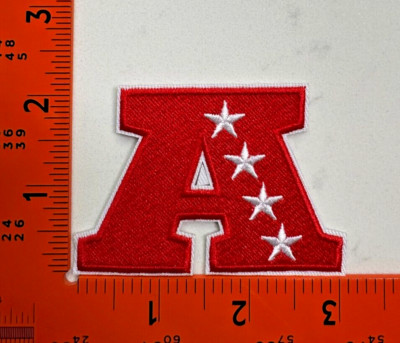 AFC Logo Patch – American Football Conference – Embroidered Iron-On ...