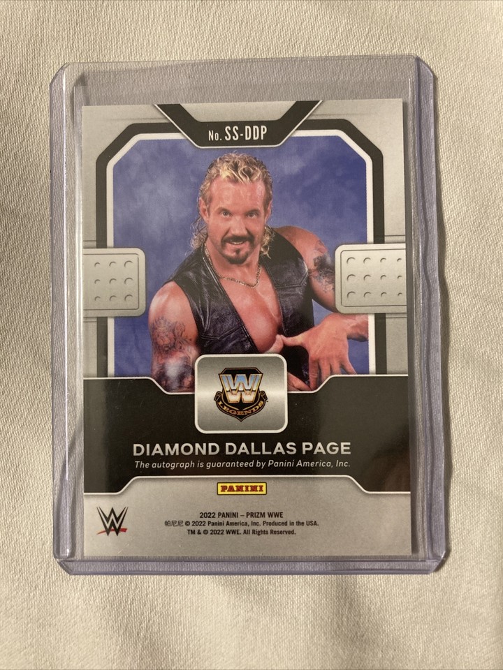 Diamond Dallas Page DDP 2022 WWE Panini Prizm Sensational Sigs ...