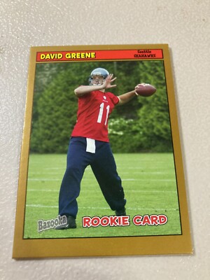 2005 Bazooka Gold Football #178 David Greene Seahawks | eBay