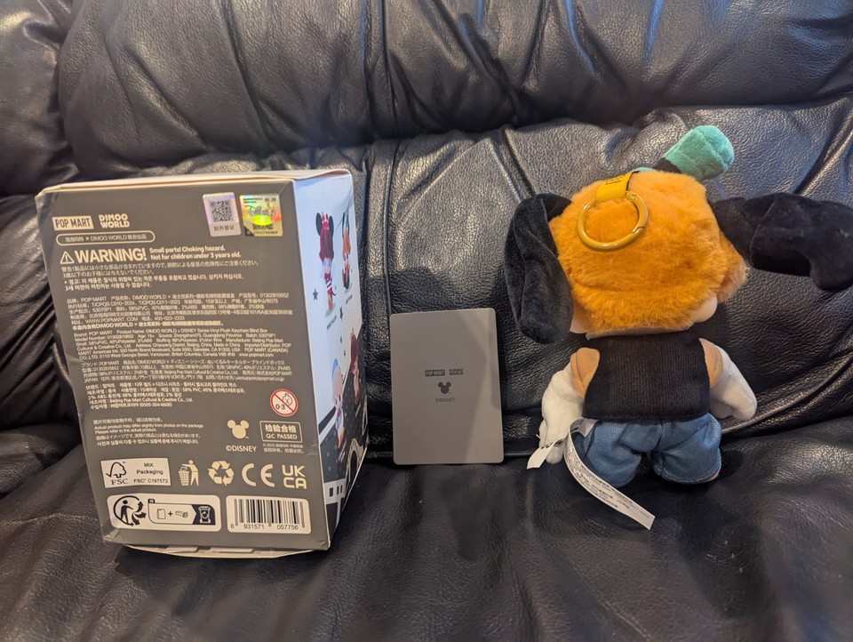 POP MART Dimoo World x Disney Vinyl Plush Keychain Confirmed Goofy's ...