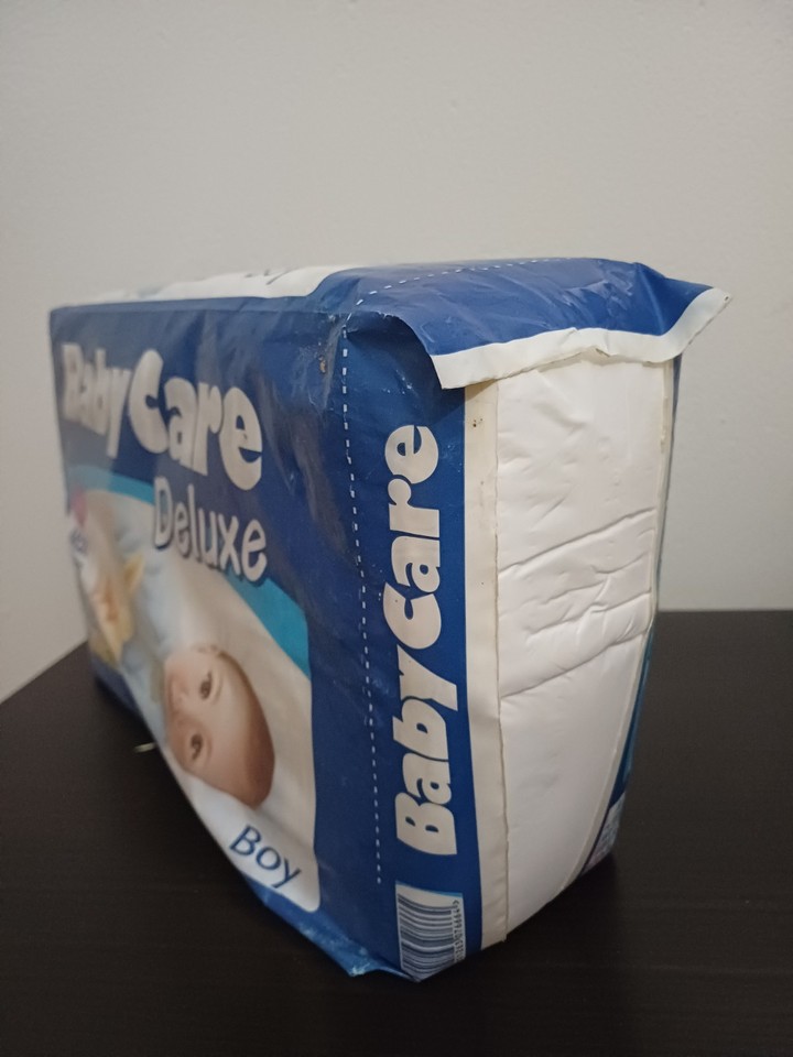 Vtg Baby Care Deluxe pack w/ 30 Plastic Diapers 9-16kg / 20-35lbs ...