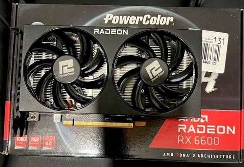 PowerColor AMD Radeon RX 6600 Fighter 8GB Graphics Card (AXRX 6600 ...