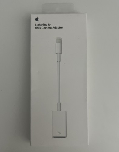 Apple - Lightning-to-USB Camera Adapter White Brand New In Box ...