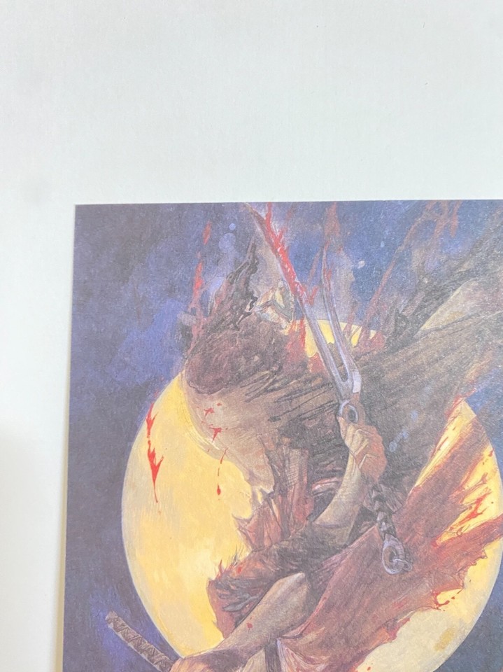 Manji Blade of The Immortal Limited Art Postcard 1996 Japanese Fight ...
