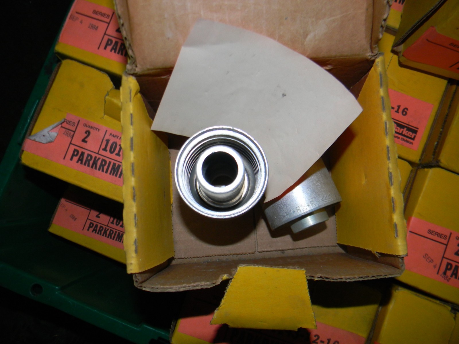 LOT OF 4 10143-12-16 - Parker 10143-12-16 Fitting 1" Hose X 3/4" Male ...