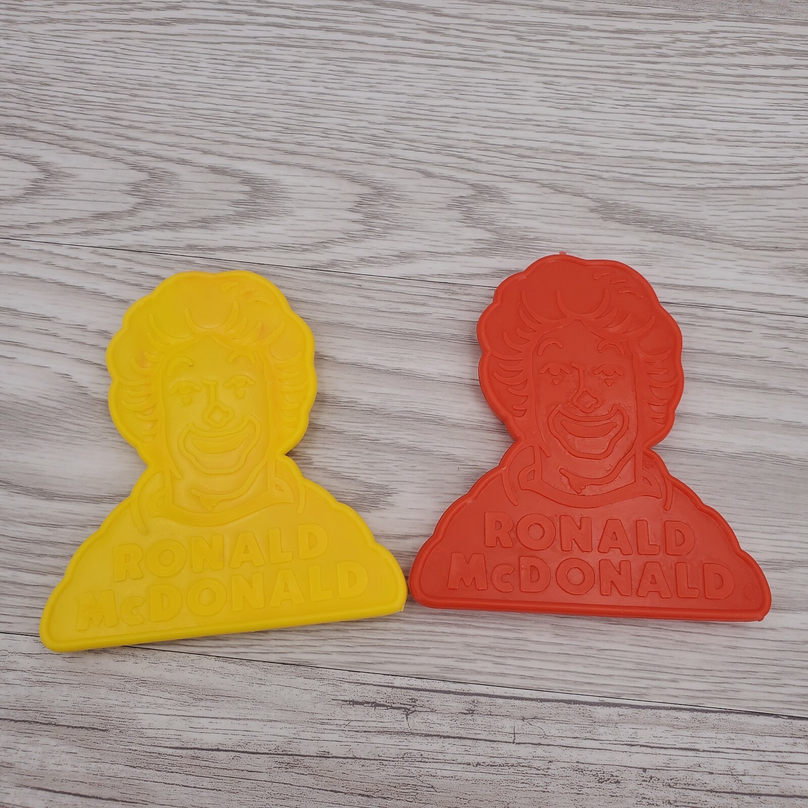 Vintage McDonald's Collectible Plastic Cookie Cutter Set Lot Ronald #3 ...