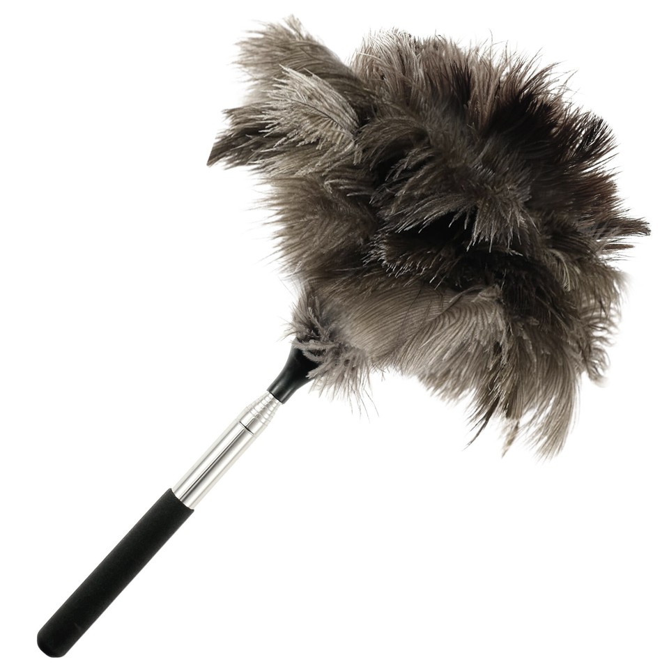 Extendable Ostrich Feather Duster Retractable Feather Duster:with ...