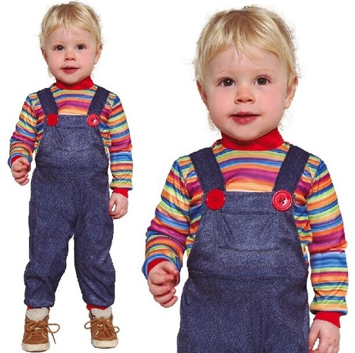 Halloween Baby & Toddler Naughty Evil Doll Fancy Dress Costume Babies ...