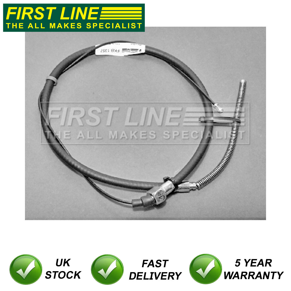 Hand Brake Cable Rear Right First Line Fits LDV 400 2.0 2.4 D 2.5 TD 3. ...
