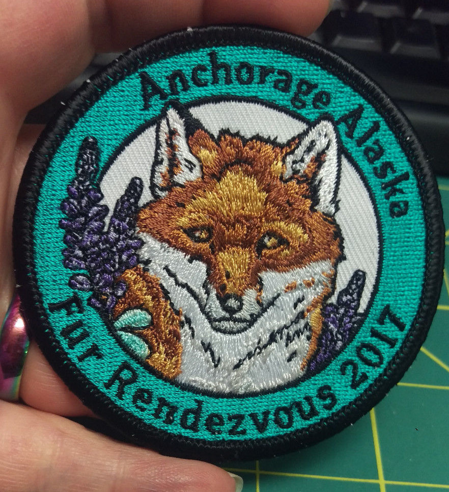 2017 Anchorage Alaska Fur Rondy Rendezvous Alaska Patch with Fox LAST ...
