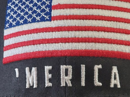 'Merica Flag Embroidered Hat Baseball Cap Black Hat New! | eBay