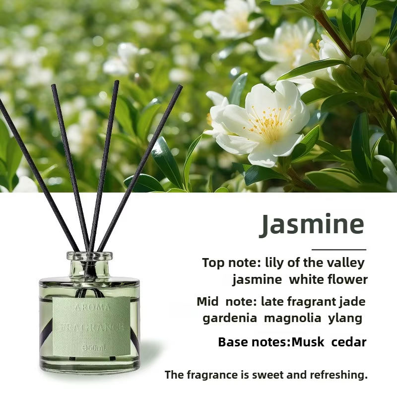 50ML Reed Diffuser Oil Flameless Home Fragrance Air Freshener Tea Scent ...