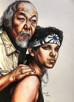 Karate Kid Original Painting | eBay