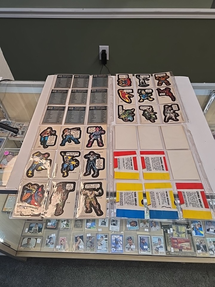 1976 MARVEL SUPER HEROES COMPLETE STICKER & PUZZLE CARD SET | eBay