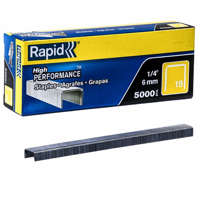 Rapid 23391100 1/4-inch 19 Series Fine Wire Staples With R19e and R23 ...
