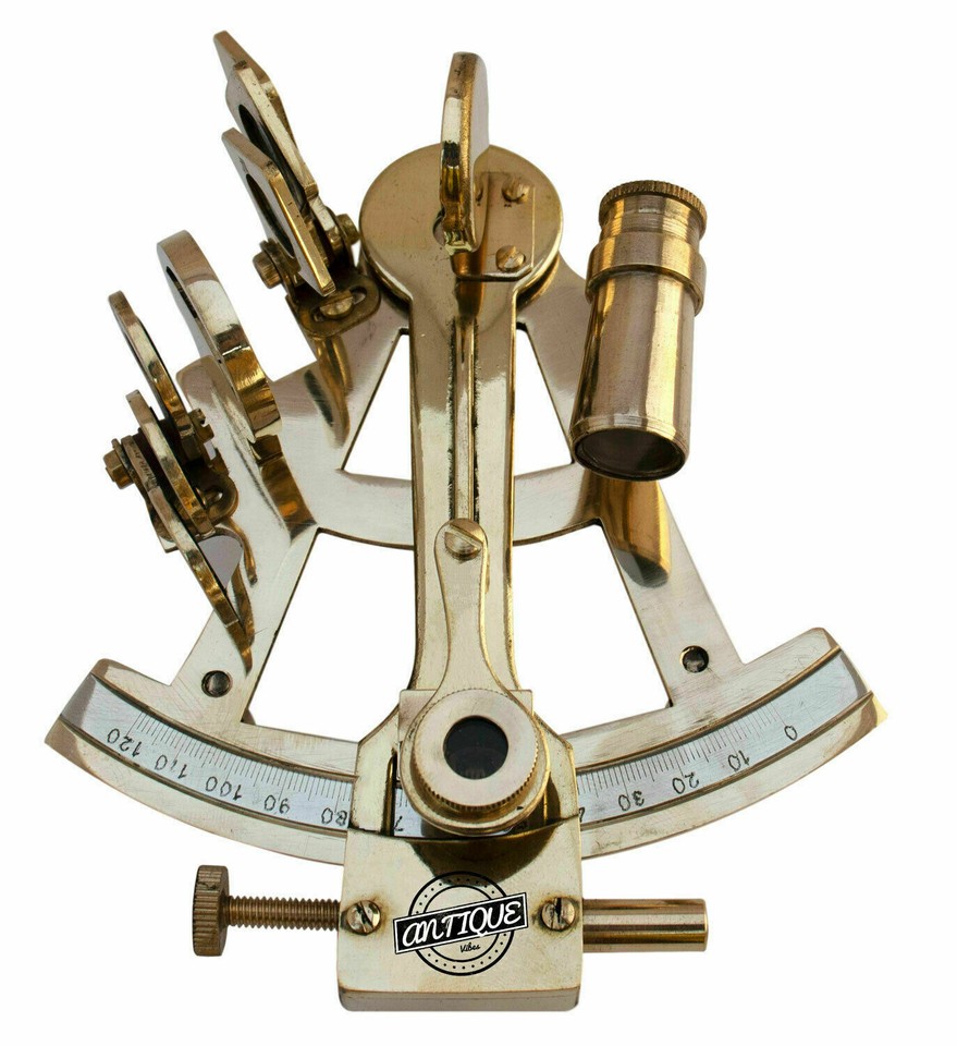 Marine Military Sextant Astrolabe Compass Brass Antique Gift for Men ...