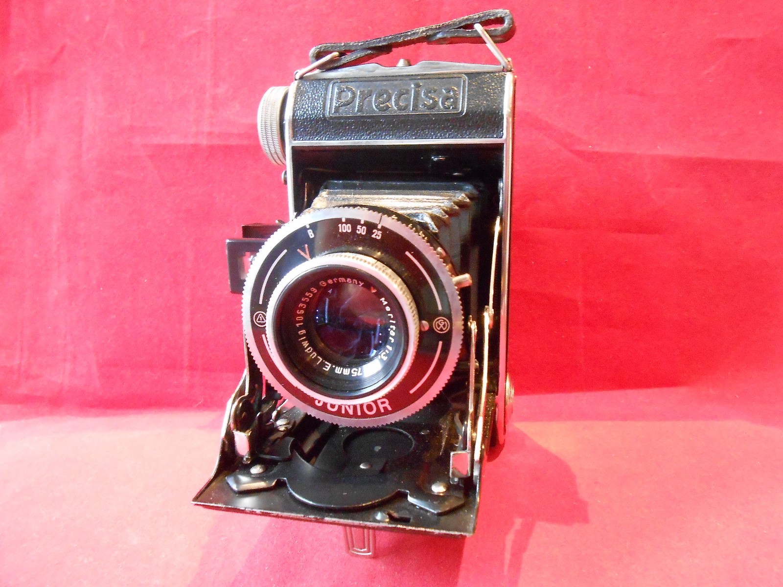 Beier Precisa Kamera Klappkamera Rollfilmkamera 6x6, 4,5x6 Meritar 1:3 ...