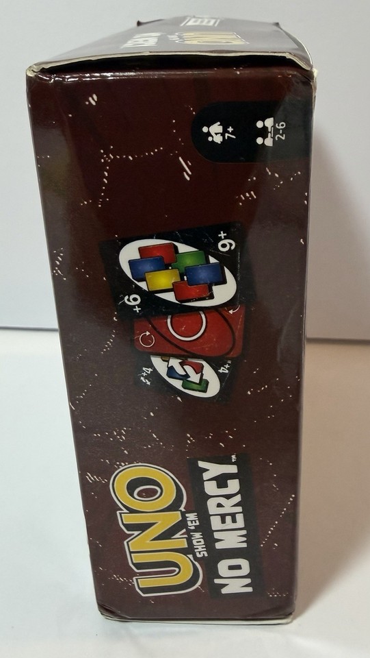 Mattel's Uno Show Em No Mercy Card Game Brutal. Ruthless. New Cards ...