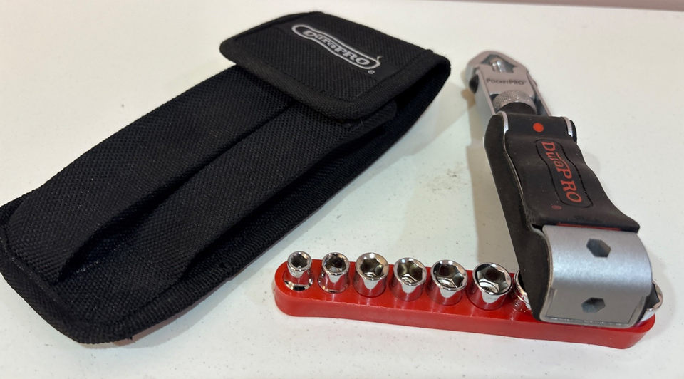 DuraPro PocketPro Multi Purpose Tool Ratchet Set w/ Pouch 18 Piece 37 ...