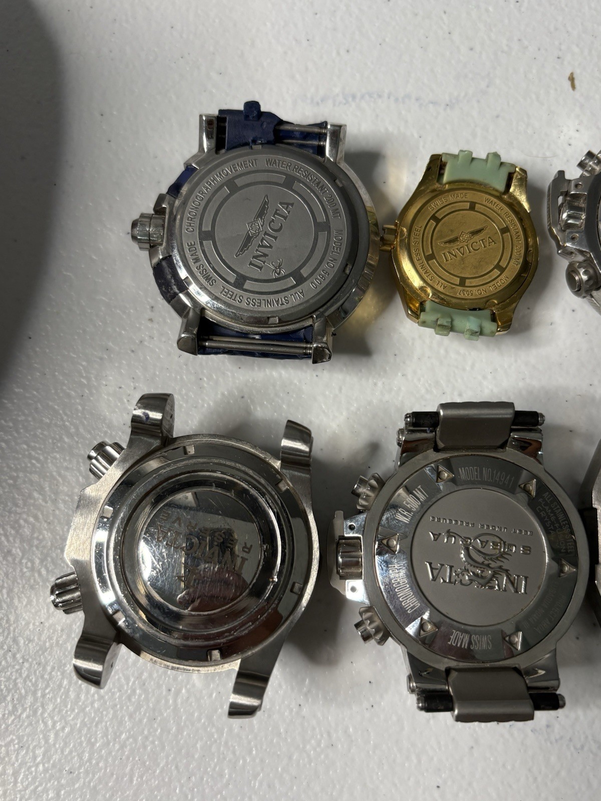 Lot x6 Invicta Watch Subaqua Noma Reserve Limited Models Assorted Parts ...