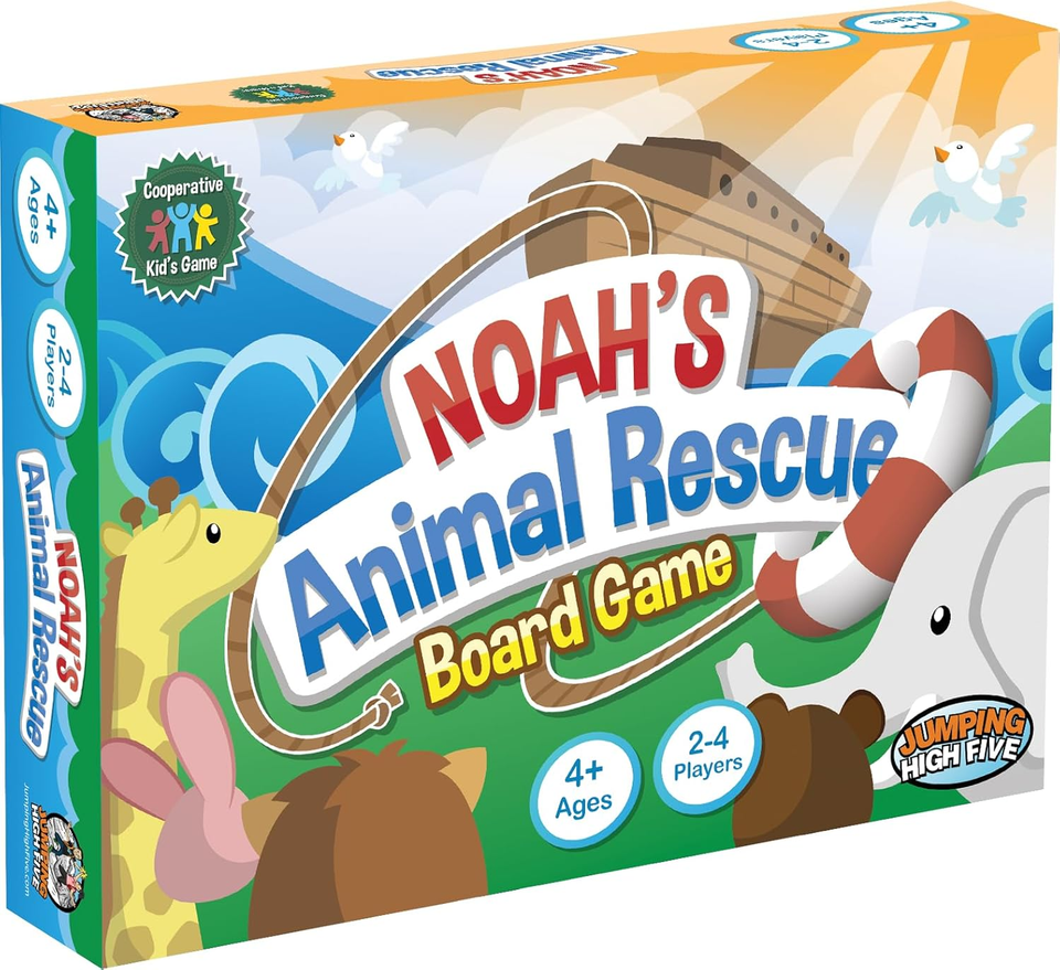 Noah’S Animal Rescue - Cooperative Noah’S Ark Animal Bible Story Board ...