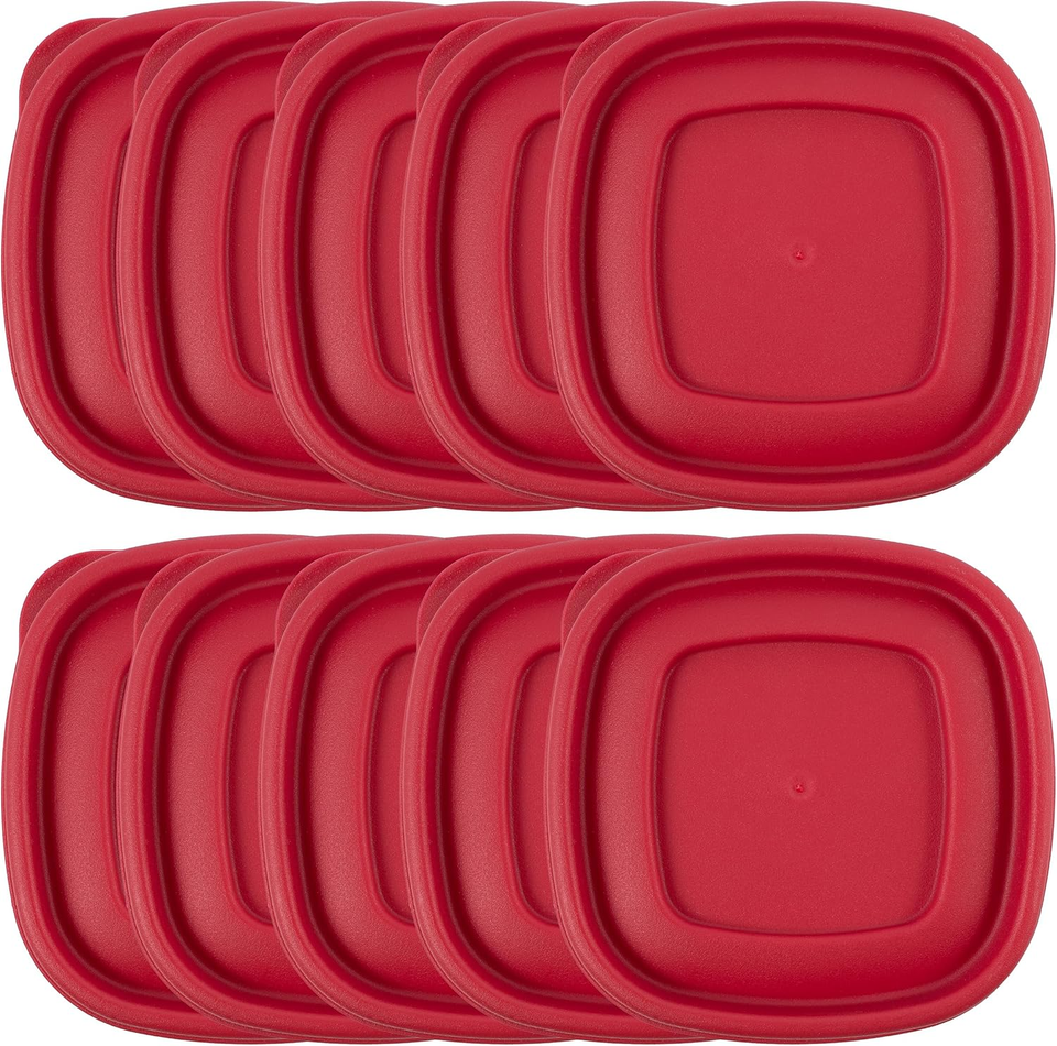 Replacement Lids for Rubbermaid Food Storage Containers - Fits 1.25-Cup ...