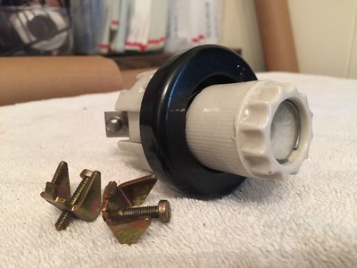 Kema Keur Ceramic Fuse Base Holder w/ 10mp 500Volt Siemens Ceramic Fuse ...